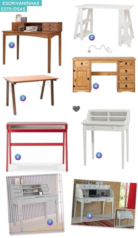 Escrivaninhas Com Estilo Modelos Retrô Vintage E Contemporâneos
