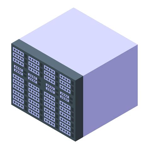 Premium Vector Datacenter Server Providing Cloud Computing Services