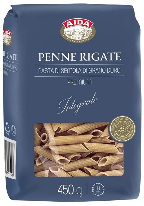 Макароны Aida Penne Rigate 450г - купить с доставкой по выгодным ценам ...