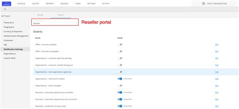 Notification Settings AppXite