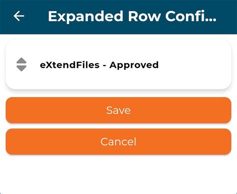 List Function Expanded Row Configuration Extendknowledge