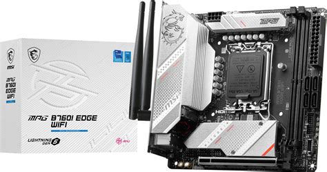 MSI MPG B I Edge WiFi Gaming Motherboard Supports Th Th Th Gen Intel Processors LGA