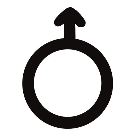 Man Sign Gender Age Sexuality Hormones Symbol Icon Logo