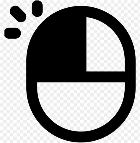Left Click Mouse Icon PNG Image With Transparent Background TOPpng