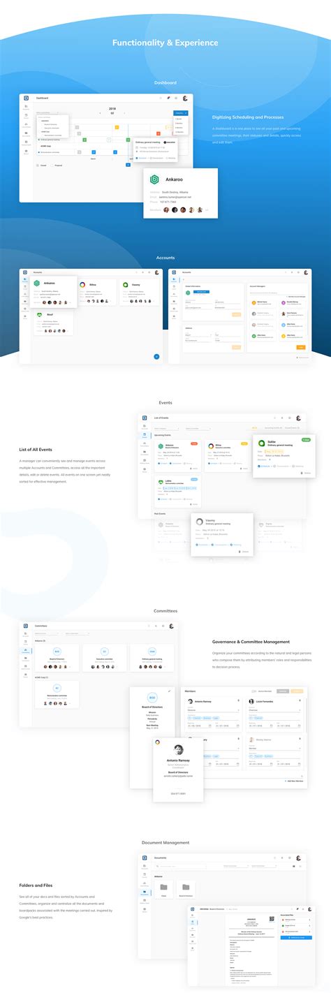UI UX Material Design Web App On Behance