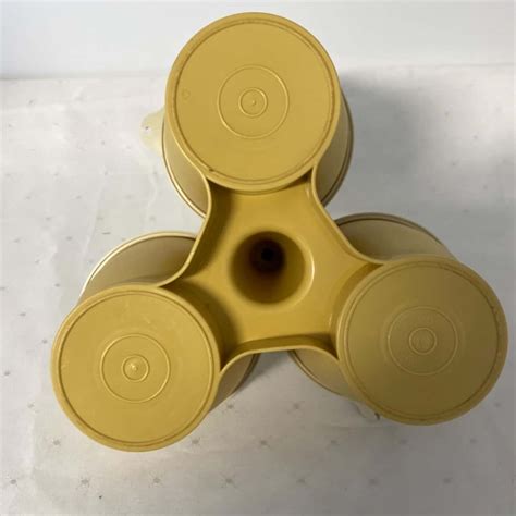 Vintage Tupperware Trio Condiment Server Caddy S