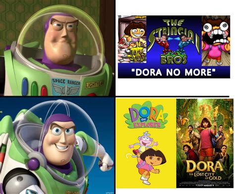 Buzz Hates Dora No More And Likes Dora And La Dora By Collegeman1998 On Deviantart