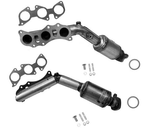 Front Left Right Upper Catalytic Converters Fits For 2009 2011 Toyota