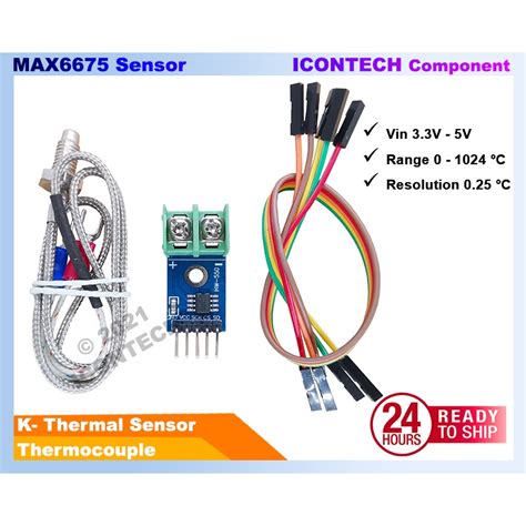 Max6675 K Type Thermocoupler Thermal Sensor Max6675 Temperature Sensor