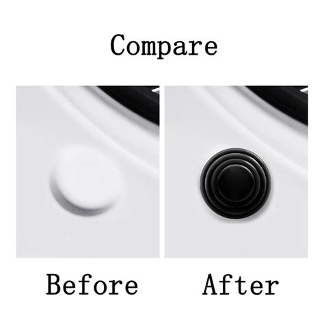 자동차 도어 닫힘 충돌 방지 실리콘 패드 충격 방지 방음 조용한 소음 방지 버퍼 스티커 자동차 액세서리 외관 액세서리