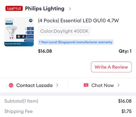 New Philips Led Gu Furniture Home Living Lighting Fans Lighting On Carousell