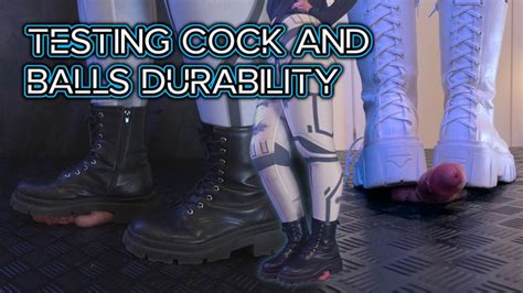 Testing Your Cock And Balls Durability With Two Pairs Of Combat Boots Edited Version