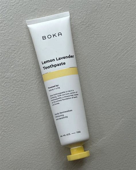 Boka Lemon Lavender Toothpaste Beauty And Personal Care Oral Care On