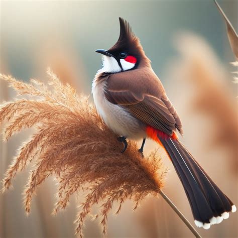 Bộ Ảnh Chim Chào Mào Tuyệt Đẹp Trên Cành Cây Loài Vật