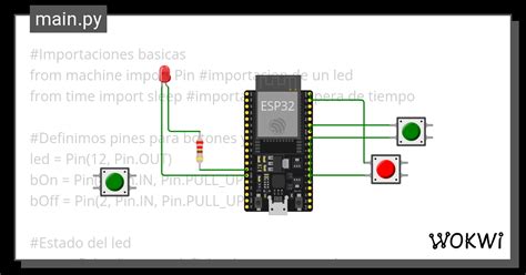 Boton Microphyton Wokwi Esp32 Stm32 Arduino Simulator