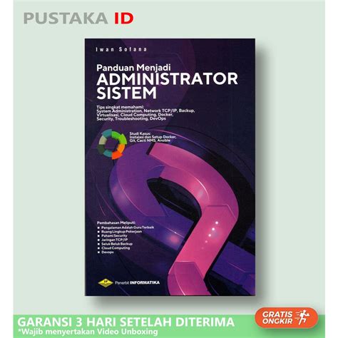Jual Buku Panduan Menjadi Administrator Sistem Original Shopee Indonesia