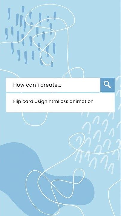 Flip Card Animation Using Html And Css Bring Your Website To Life😎