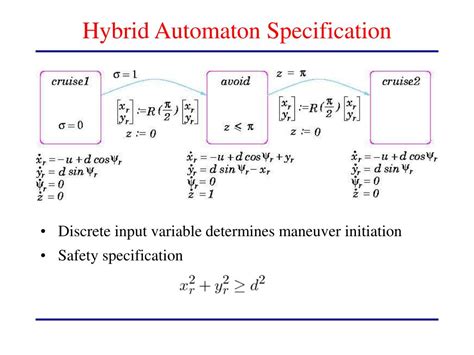 Ppt Hybrid Systems Modeling Analysis Control Powerpoint