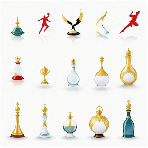 A Collection Of Different Colored Glass Objects Including A Statue And A Bird Premium Ai