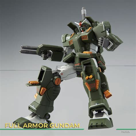 [hg] Fa 78 1 Full Armor Gundam The Origin Pbandai Gundamnesia