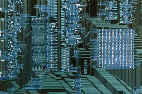 Integrated Microchip Stock Image T370 0030 Science Photo Library