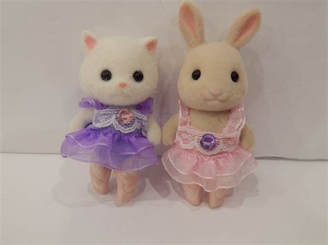 Vintage Calico Critters Ballerina Friends Rebecca Sweetpea Etsy