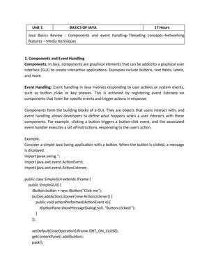 Java Programming Lab CERTIFICATE This Is To Certify That The Programming Laboratory Entitled