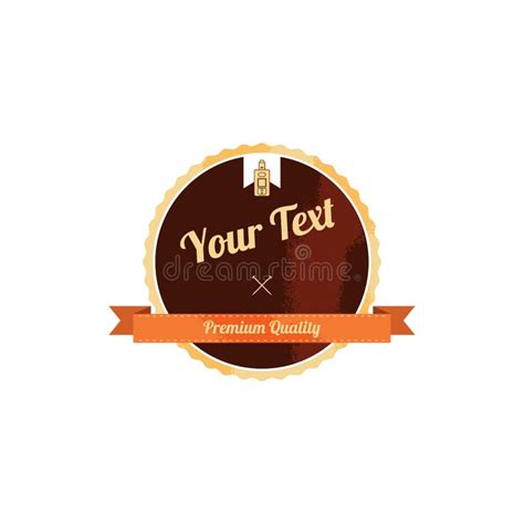 Electric Cigarette Badge Label Template Stock Vector Illustration Of