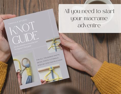 Macrame Knot Guide Macrame Knot Tutorial Learn Macrame Knots Etsy