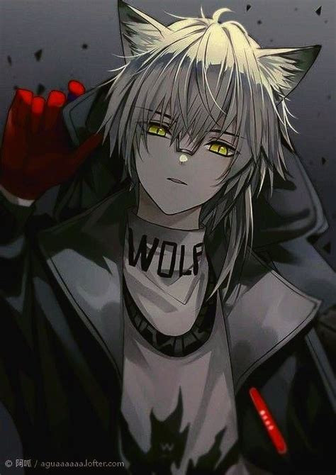 Anime Wolf Boy With Black Hair