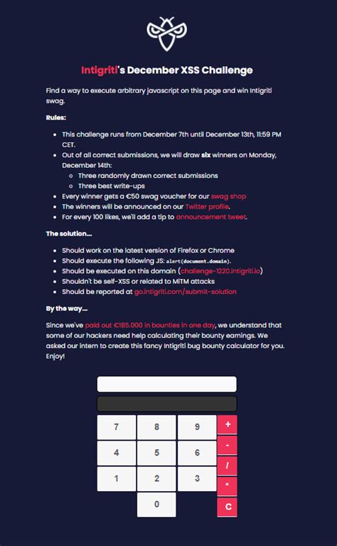 intigriti s december xss challenge 2020 unintended solution by