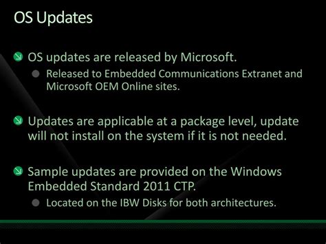Ppt Componentization Architecture In Windows Embedded Standard Powerpoint Presentation