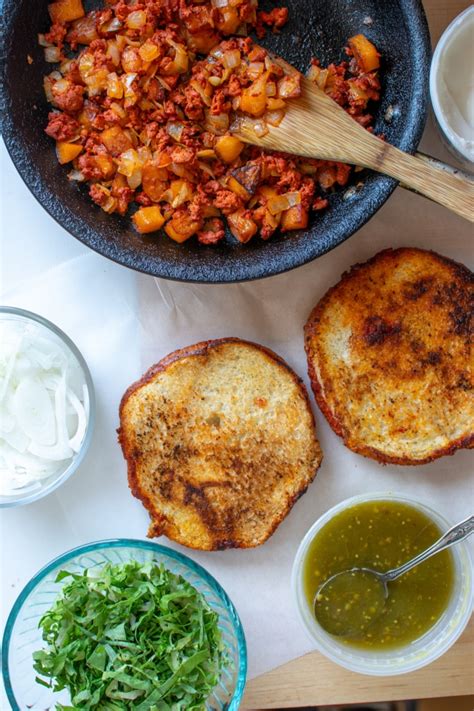 Authentic Pambazos Recipe Chorizo And Potato Sandwich ¡hola JalapeÑo