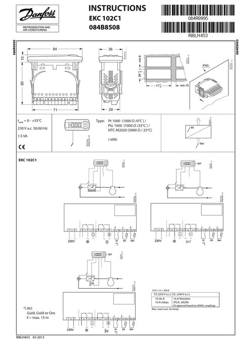 Danfoss Ekc 102c1 Instructions Manual Pdf Download Manualslib