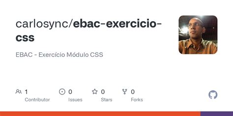 Github Carlosyncebac Exercicio Css Ebac Exercício Módulo Css