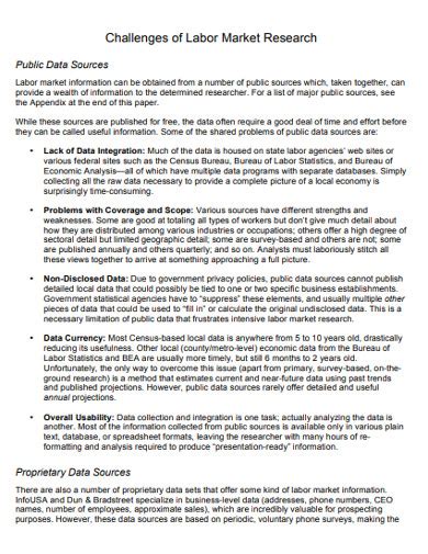 7 Labor Market Analysis Examples To Download