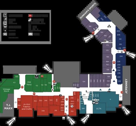 San Francisco Premium Outlets Map All Maps