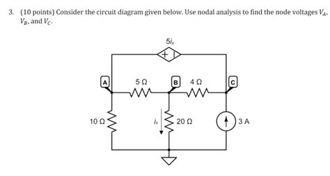 Solved 3 10 Points Consider The Circuit Diagram Given Chegg Com