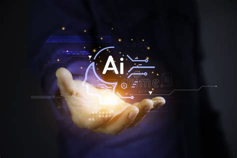 Ai Technology Analysis Concept Hand Point To Ai Icon Network Ai