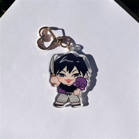 Toji Fushiguro Keychain Jujutsu Kaisen Jjk Etsy Australia