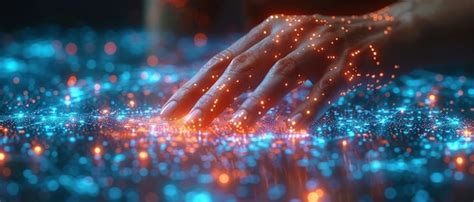 premium photo concept of big data digital neural network business