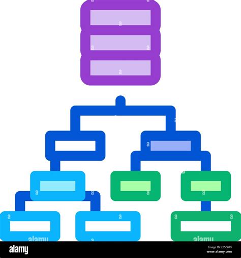 Classification Of Machine Learning Color Icon Vector Illustration Stock