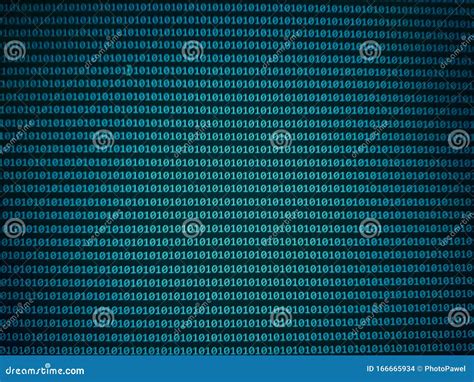 Programming Encoded Information Technology Background Stream Of Zeros