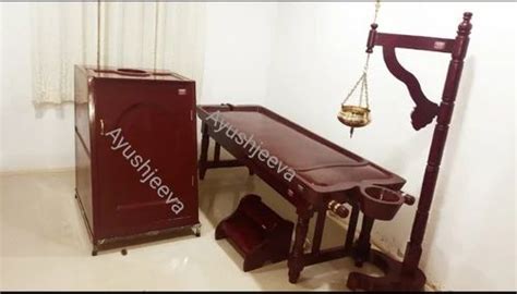 Fibre Dharapathy Massage Tables For Ayurveda Treatment At ₹ 73500set