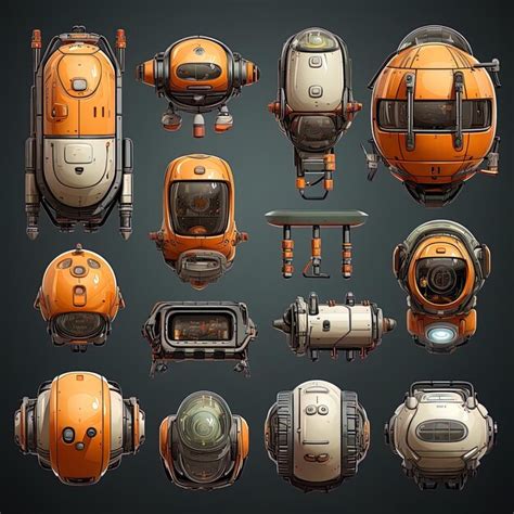 premium photo spaceship game assets