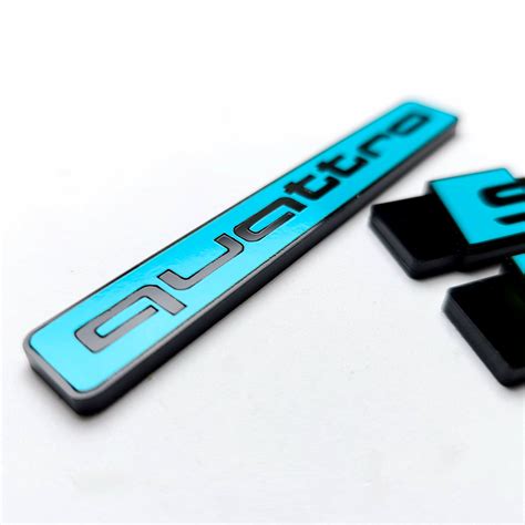 Audi Quattro Badge Boot Badge Laser Craft Shop