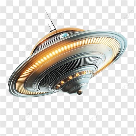빛나는 조명과 금속 몸체가있는 미래의 비행 접시 나는 받침 접시 미래의 Png 일러스트 및 이미지 에 대한 무료 다운로드 Pngtree