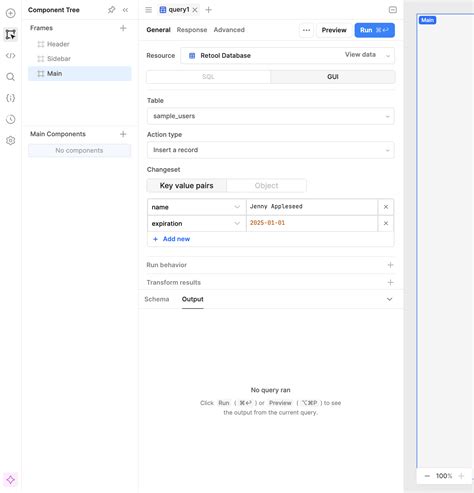 write data to sql databases retool docs
