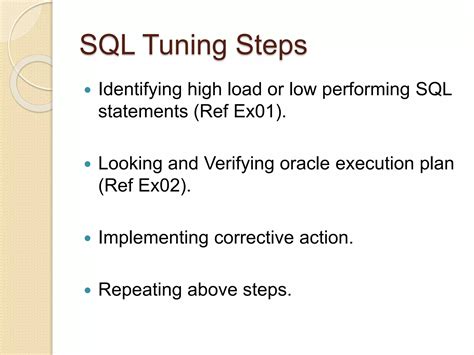 Oracle Db Performance Tuning Tips Pptx