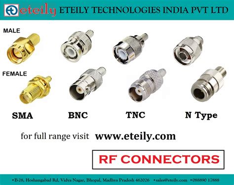 Eteily Bnc F To Mmcx M With Rg174 Cable Assembly Contact Material